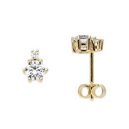 Firetti Damen Paar Ohrstecker &raquo;Schmuck Geschenk Gold 333 Ohrschmuck&laquo; mit Zirkonia (synth.) gold Gelbgold 333