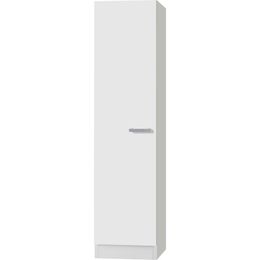 Optifit Hochschrank &raquo;Odense 50&laquo; 50 cm breit, 47 cm tief, 207 cm hoch, f&uuml;r viel Stauraum wei&szlig; wei&szlig;, B/H/T: 50cm x 206,8cm x 47,1cm, T&uuml;ren: 1 Stk.