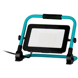 Eglo LED Wandstrahler &raquo;Avelar Strahler, tragbare Arbeitsleuchte, Arbeitsscheinwerfer, IP65&laquo; LED-Modul 1 Stk. Neutralwei&szlig; Stehleuchte - L29,5 x B21,5 x