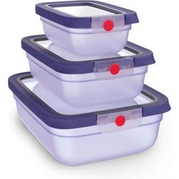 Emsa Frischhaltedose &raquo;oneClick&laquo; verschlossen mit nur 1 x Klick, 100% dicht, made in Germany wei&szlig; Polyprophylen (PP) B/H/L: 20,19cm x 8,5cm x 25,97cm