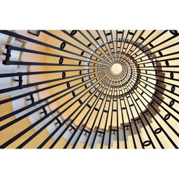 papermoon Fototapete &raquo;Wendeltreppe&laquo; bunt Vlies B/L: 3m x 2,2m, Rollen: 1