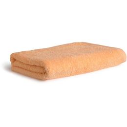 M&ouml;ve Badetuch &raquo;Superwuschel&laquo; Badetuch mit Bord&uuml;re, 100% Premium Cotton Baumwolle, einfarbig, weich orange Walkfrottee, Baumwolle B/L: 100cmx160cm, 1 Stk., 