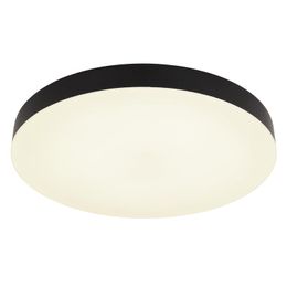 Globo LIGHTING Deckenleuchte &raquo;MATTHEW&laquo; LED-Modul 1 Stk. warmwei&szlig; - kaltwei&szlig; Deckenlampe schwarz Kunststoff wei&szlig; matt CCT 3000/4000/6500K schwarz &Oslash; 