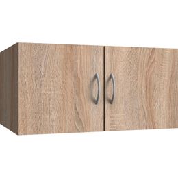wimex H&auml;ngeschrank &raquo;Multiraumkonzept&laquo; Schranksystem braun Holzwerkstoff Eiche s&auml;gerau-Nachbildung, B/H/T: 80cm x 64cm x 40cm