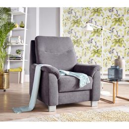 Sit & More sit&more Sessel &raquo;Boccaccio&laquo; inklusive Federkern und Kopfteilverstellung grau Kunstleder SOFTLUX ;Luxus-Microfaser (90% Polyester, 10% Polyamid);