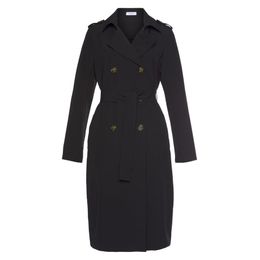 Lascana Trenchcoat in schwarz | Gr.: 40