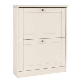 OTTO home Schuhschrank &raquo;Heide&laquo; Breite 70 cm, mit 2 Klappen und Facettenfront FSC -zertifizierter Holzwerkstoff B/H/T: 70cm x 90cm x 19cm