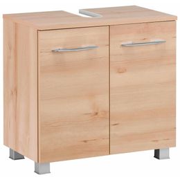 Welltime Waschbeckenunterschrank &raquo;Portofino&laquo; braun B/H/T: 60cm x 59cm x 35cm, T&uuml;ren: 2 Stk.