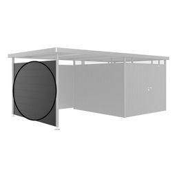 BioHort Ger&auml;tehaus-Seitenwand &raquo;f&uuml;r Ger&auml;tehaus HighLine Seitendach H5/H6, verschiedene Farben&laquo; dunkelgrau-metallic grau Stahlblech B/H/T: 277cm x 181cm x 2,5cm