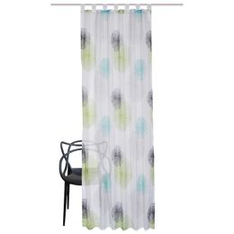 Home Wohnideen Vorhang &raquo;ADELE&laquo; Schlaufen 1 Stk. tlg. HxB: 245x140 gr&uuml;n Voile, Polyester 245cm, Schlaufen, 140cm