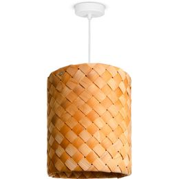 Paco Home Pendelleuchte &raquo;HUGO PD1&laquo; E27 wei&szlig; 1, &Oslash; 25cm H: 181,5cm