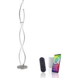 Neuhaus Q SMART HOME LIGHTS LED Stehlampe &raquo;Q-MALINA&laquo; LED-Board 1 Stk. warmwei&szlig; - kaltwei&szlig; 1, &Oslash; 22cm H: 140,5cm, 1 Stk.