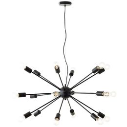 Brilliant Pendelleuchte &raquo;Dree&laquo; E27 H&ouml;he 140 cm, &Oslash; 90,5 cm, E27, Metall schwarz 18, &Oslash; 90,5cm