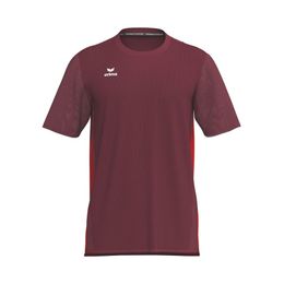 Erima Unisex Erwachsene, Erwachsene T-Shirt in bordeaux/rot | Gr.: XXL