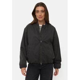 Camel Active Gef&uuml;tterte Bomberjacke in Oversize-Passform in Schwarz | Gr.: 42