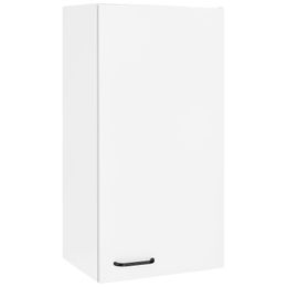 Optifit H&auml;ngeschrank &raquo;Elga&laquo; mit Soft-Close-Funktion und Metallgriff, Breite 45 cm wei&szlig; Holzwerkstoff wei&szlig;, B/H/T: 45cm x 89,6cm x 34,9cm, T&uuml;ren: 1 Stk