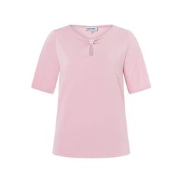 More & More More & More softes Halbarmshirt, Knot-Detail in milky rose | Gr.: 46