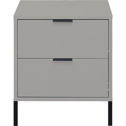 M&auml;usbacher Kommode &raquo;Bonnie&laquo; Kommode mit Quadratgestelle grau Holzwerkstoff B/H/T: 51cm x 60cm x 45cm, 2 Stk.