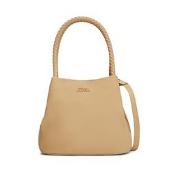 Tommy Hilfiger Damen Handtasche &raquo;TH MARINA BUCKET NYLON&laquo; Damen Tragetasche, Umh&auml;ngetasche, Schultertasche mit Logoschriftzug beige B/H/T: 21cm x 13cm 