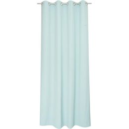 Tom Tailor HOME Vorhang &raquo;Dove Signature&laquo; &Ouml;sen 1 Stk. tlg. blickdicht gr&uuml;n Polyester 250cm, &Ouml;sen, 140cm