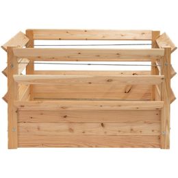 WESTMANN Hochbeet &raquo;Premium XXL&laquo; 700 l, BxTxH: 124,5x90,5x73 cm braun Holzwerkstoff B/H/T: 124,5cm x 73cm x 90,5cm