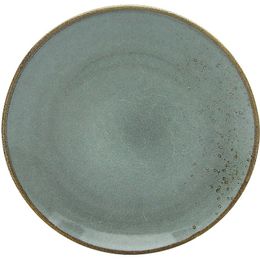 Creatable Speiseteller &raquo;Essteller NATURE COLLECTION&laquo; Teller Set f&uuml;r 6 Personen, &Oslash; 27 cm, Steinzeug, flache Teller grau Steinzeug 27cm