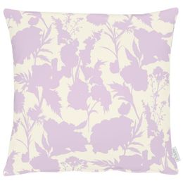 Apelt Dekokissen &raquo;7002&laquo; mit floralem Print Obermaterial: 75% Baumwolle, 25% Polyester. F&uuml;llung: 100% Polyester B/L: 48cm x 48cm, 1 Stk.