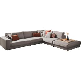 3C Candy Ecksofa &raquo;Enisa II, bequem und komfortabel, gro&szlig;es Familiensofa, L-Form&laquo; incl. 3 Flatterkissen, wahlweise mit Flecken-Schutz-Bezug Easy care 