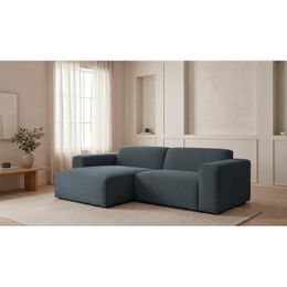 OTTO home Ecksofa &raquo;Clayton Breite 247 cm, L-form&laquo; in einem trendigen Cord-Bezug, verschiedene Kombinationen verf&uuml;gbar grau 100% Polyester B/H/T: 247cm