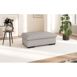 Sit & More sit&more Polsterhocker &raquo;Alcudia&laquo; grau B/H/T: 101cm x 43cm x 68cm, NaturLEDER