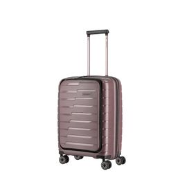 Travelite Herren Travelite Trolley &raquo;AIR BASE Reisekoffer Hartschale&laquo; 43 l 4 Rollen widerstandsf&auml;higes Material und cleverer Innenaufteilung braun B/H/