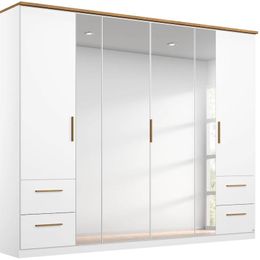 Rauch Dreht&uuml;renschrank &raquo;Kleiderschrank Schrank Garderobe W&auml;scheschrank Schlafzimmer CARLSSON&laquo; Breiten: 225/270 cm, H&ouml;he 210 cm, 4 Schubladen, Griffe 