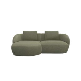 FLEXLUX Wohnlandschaft &raquo;Torino, rund, L-Form, Sofa-Ecke mit Recamiere, Longchair-Sofa&laquo; Modernes, organisches Sofa-Design, Kaltschaum, 