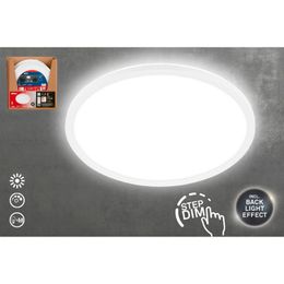 Briloner Leuchten LED Deckenleuchte &raquo;SLIM CASE&laquo; LED-Modul 1 Stk. 42x3 cm, Wohnzimmer, Schlafzimmer, Flur, K&uuml;che 1, H: 19cm, 1 Stk.