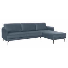Creation BY ROLF BENZ Ecksofa &raquo;CR.450, Designecksofa, Polsterecke, L-Form&laquo; Armlehne sehr schmal, Breite 234 cm, Alugussf&uuml;&szlig;e in umbragrau blau 