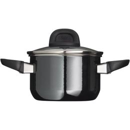 Silit Fleischtopf &raquo;Modesto Line, Induktionstopf sp&uuml;lmaschinengeeignet&laquo; Silargan schwarz 2 l + &Oslash; 16cm + H&ouml;he 10,6cm