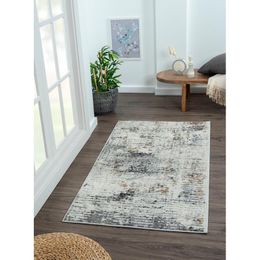 MyFlair Teppich &raquo;My Joy, LAGERR&Auml;UMUNG&laquo; rechteckig 8 mm H&ouml;he Kurzflor, Scandi-Design, besonders weich durch Microfaser beige Polyester B : 80cm 1 Stk., 8mm, L:
