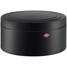 Wesco Keksdose &raquo;Classic Line - Geb&auml;ckdose&laquo; Dose mit Deckel & Kunststoffring / schlie&szlig;t dicht, 4 L schwarz Stahlblech B/H/L: 12,4cm