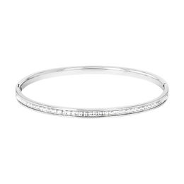 Tom Tailor Damen Tom Tailor Armreif mit Kristallglas silber Edelstahl