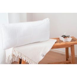 Jekatex Nackenst&uuml;tzkissen &raquo;Boxspring Nackenkissen&laquo; 1 Stk. tlg. wei&szlig; B/H/L: 40cm x 14,5cm x 80cm, Kunstfaser, 1 Stk. Nackenst&uuml;tzkissen