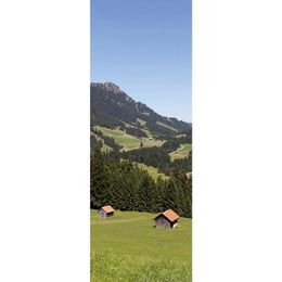 ARCHITECTS PAPER Fototapete &raquo;Idyllic&laquo; Landhaus Tapete Natur blau Vlies B/L: 1m x 2,8m