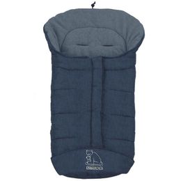 Heitmann Felle Fu&szlig;sack &raquo;Eisb&auml;rchen - Winterfu&szlig;sack Copy Fleece&laquo; mit Fleecefutter, Mumienform m&ouml;glich, f&uuml;r Kinderwagen, waschbar blau Einheitsgr&ouml;&szlig;e Fu&szlig;sack