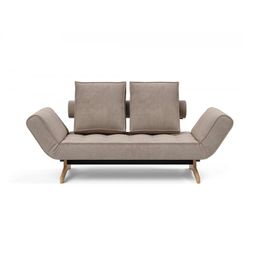 INNOVATION LIVING 3-Sitzer &raquo;Ghia Schlafsofa, Couch mit Wohlf&uuml;hl-Faktor&laquo; eine gro&szlig;e Liegefl&auml;che mit geringer Stellfl&auml;che, beidseitig abklappbar beige B