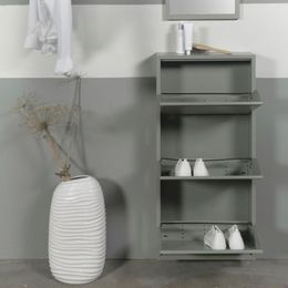 SPINDER DESIGN Schuhschrank &raquo;Billi&laquo; Metall, Breite 50 cm gr&uuml;n Metall B/H/T: 50cm x 103cm x 15cm