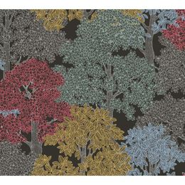 ARCHITECTS PAPER Vliestapete &raquo;Floral Impression&laquo; Wald botanisch floral glatt Blumentapete Tapete Wald Tapeten Wohnzimmer Schlafzimmer K&uuml;che Design braun Vlies B/L: 