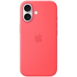 Apple Smartphone-H&uuml;lle &raquo;iPhone 17 Silikon Case mit MagSafe&laquo; Smartphones 16,0 cm (6,3 Zoll) rosa Mikrofaser, Silikon Saphirglas mit leitender Schicht 