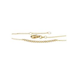 Firetti Damen Armband &raquo;Schmuck Geschenk Gold 585 Armschmuck Armkette Ankerkette Goldarmband&laquo; mit Brillant gold 18cm, Diamanten Gelbgold 585