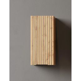 Welltime H&auml;ngeschrank , Breite 30 cm, reversibel, 1-t&uuml;rig braun Holzwerkstoff wotaneiche, B/H/T: 30cm x 64cm x 20cm, T&uuml;ren: 1 Stk.