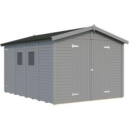 Palmako Ger&auml;tehaus &raquo;Dan&laquo; grau Massivholz Einheitsgr&ouml;&szlig;e