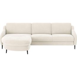 Sit & More sit&more Ecksofa &raquo;Soul L-Form&laquo; wahlweise mit Schlaffunktion beige 100% Polyester B/H/T: 296cm x 90cm x 189cm, Luxus-Microfaser ALTARA NUBUCK , 